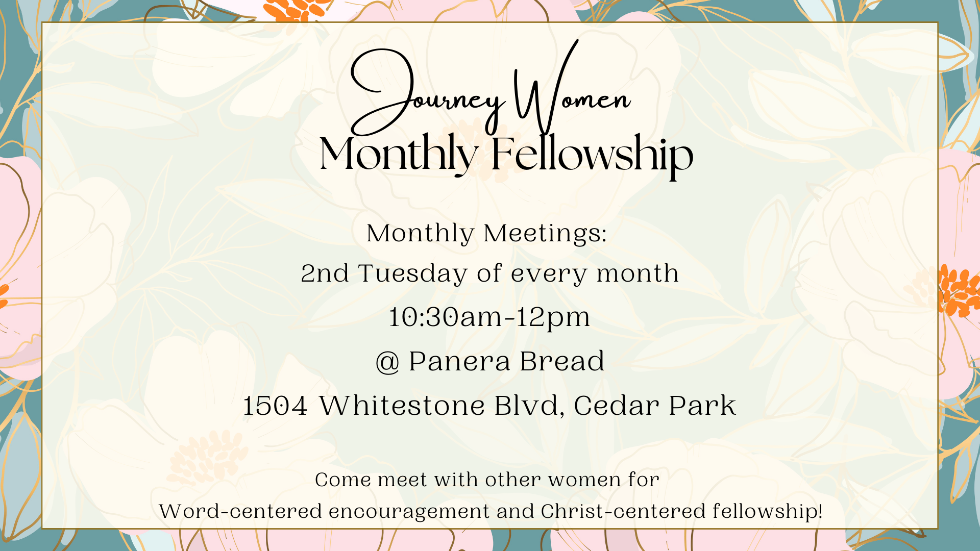 Journey Bible Fellowship - Leander, Texas - Non-Denominational Church ...