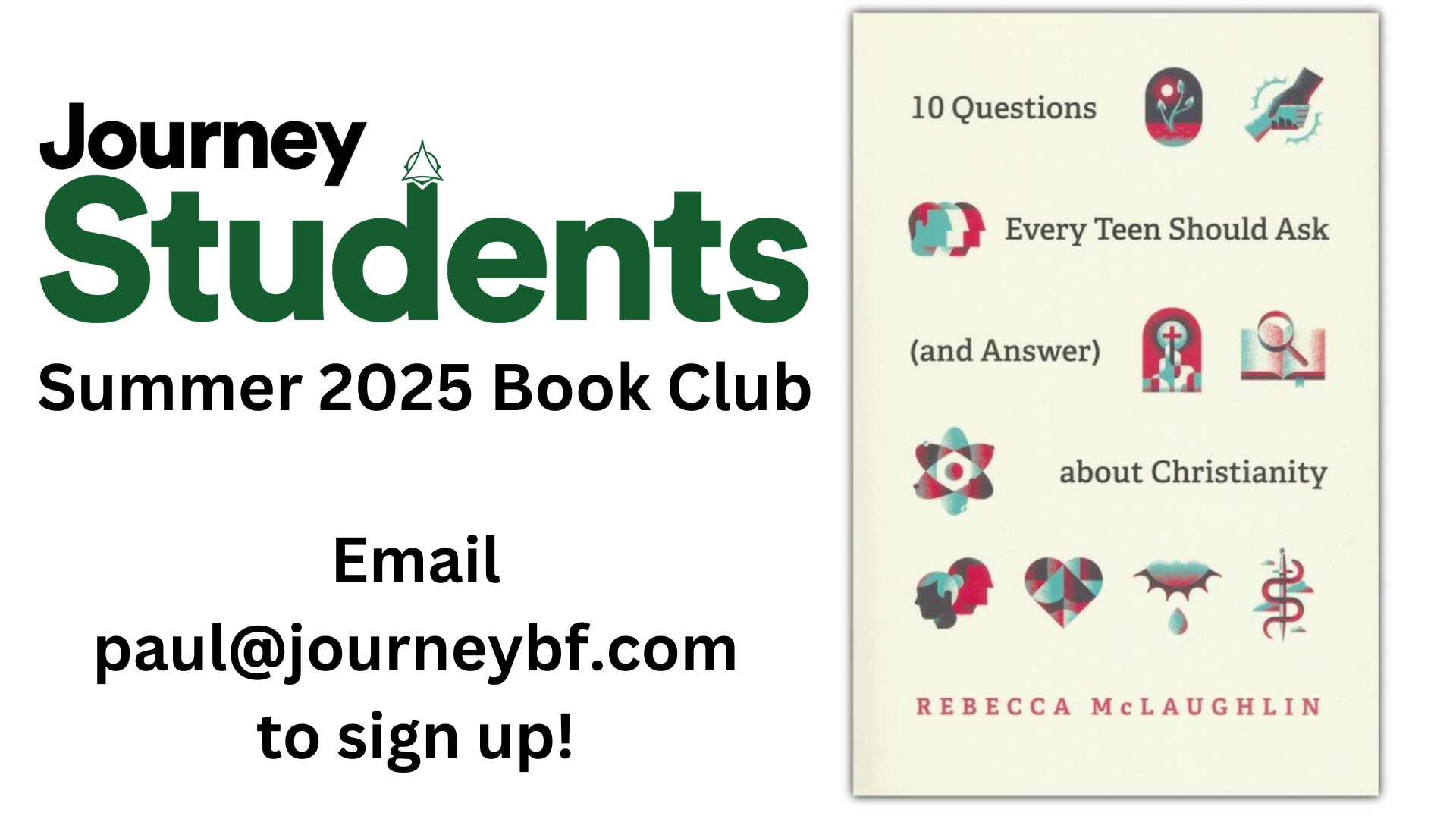 Student Summer Book Club - Journey Bible Fellowship - Leander, Texas